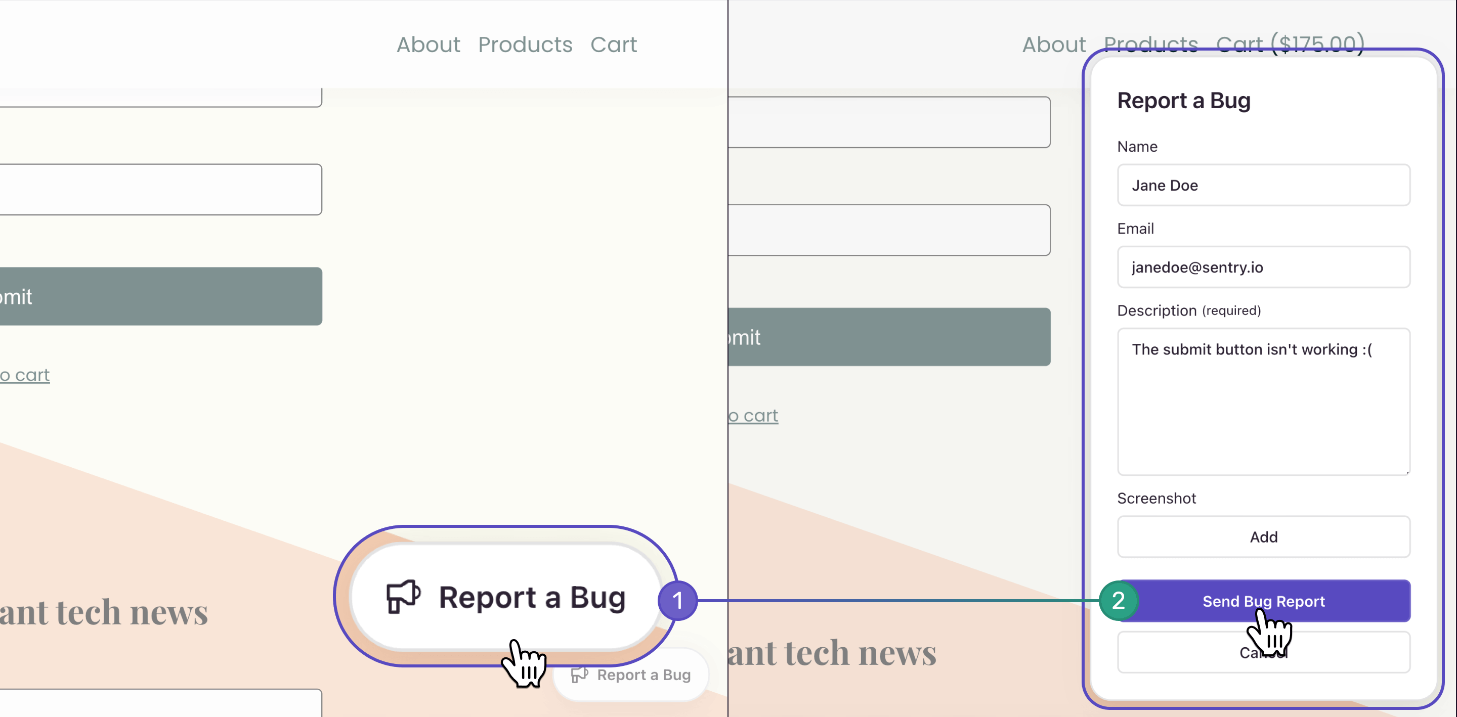 Set Up User Feedback | Sentry for Next.js